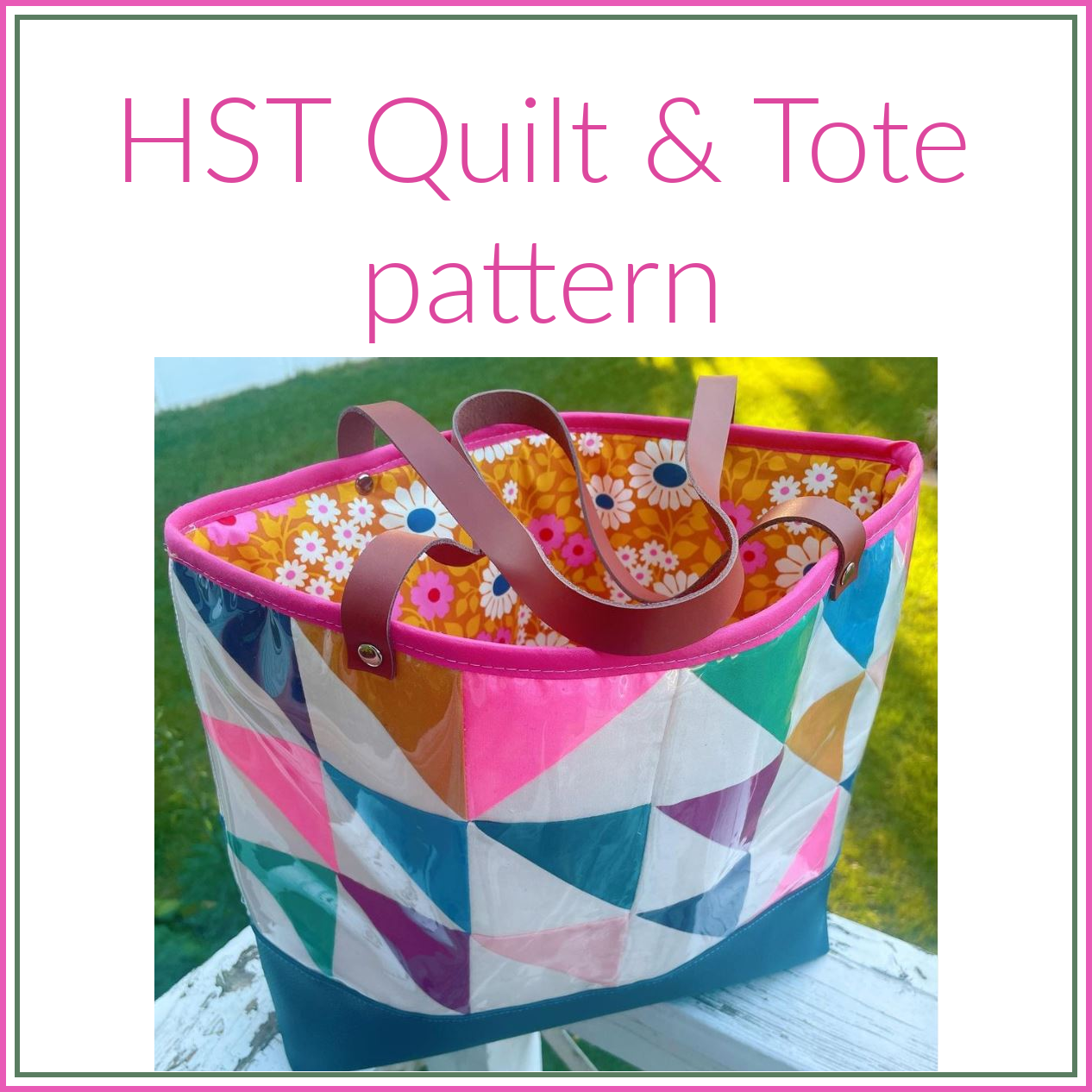 HST Quilt & Tote pattern | SewHungryhippie