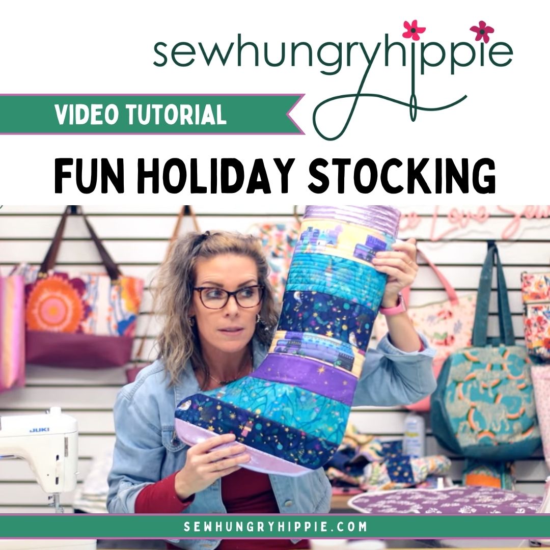 Fun Holiday Stocking Sewing Tutorial for Festive Decor | SewHungryhippie
