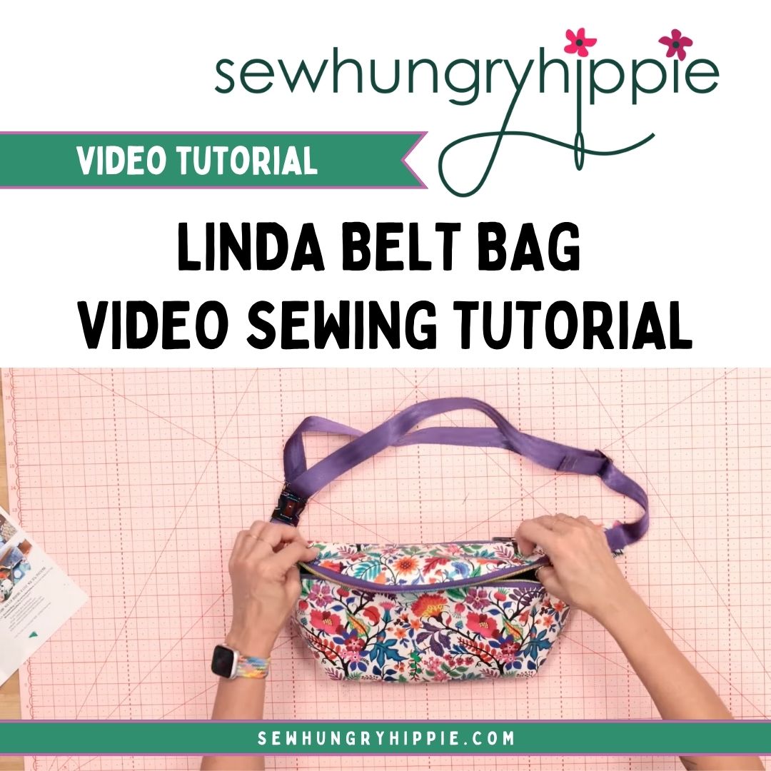 Linda Belt Bag Video Sewing Tutorial | SewHungryhippie