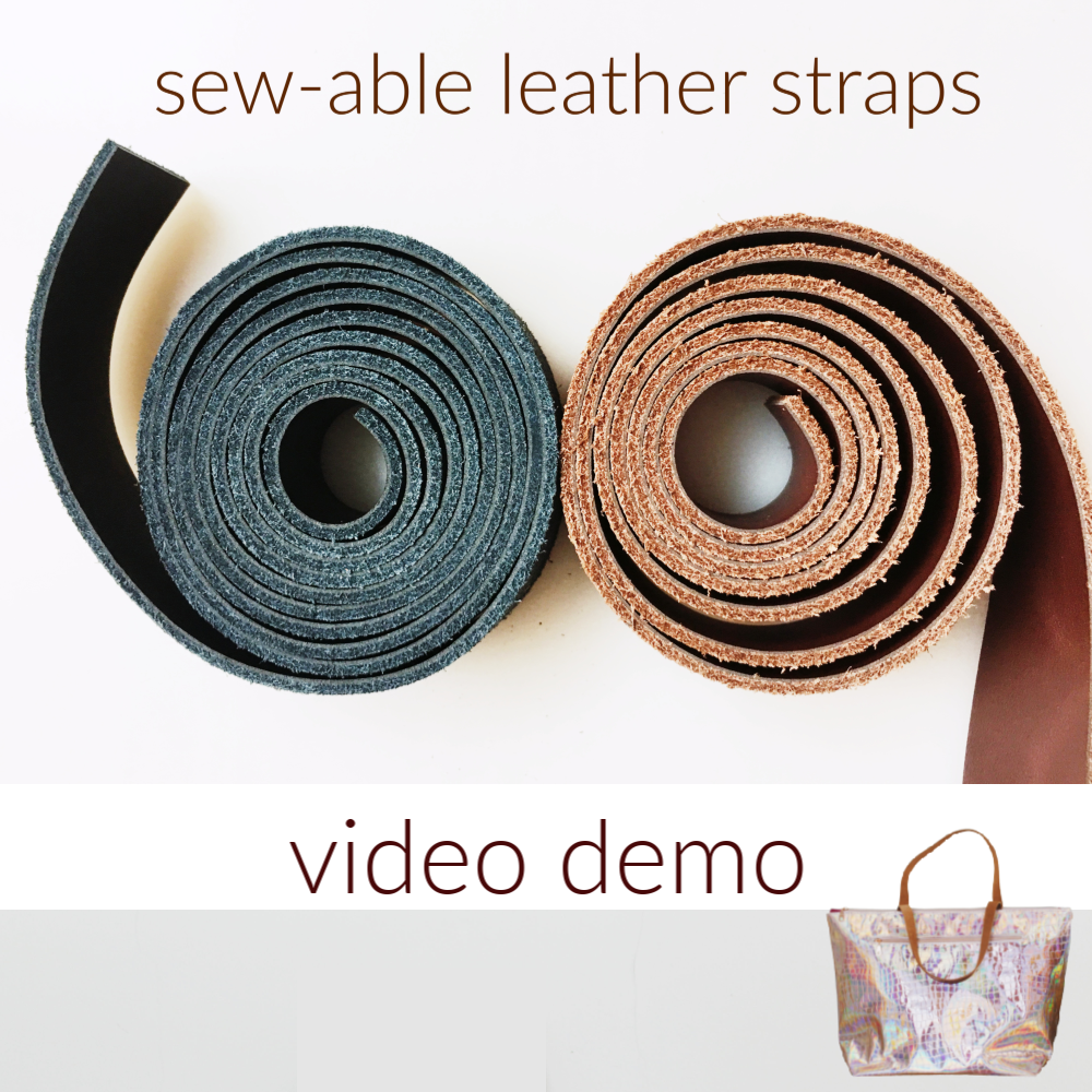 Sew-able Leather Straps | SewHungryhippie