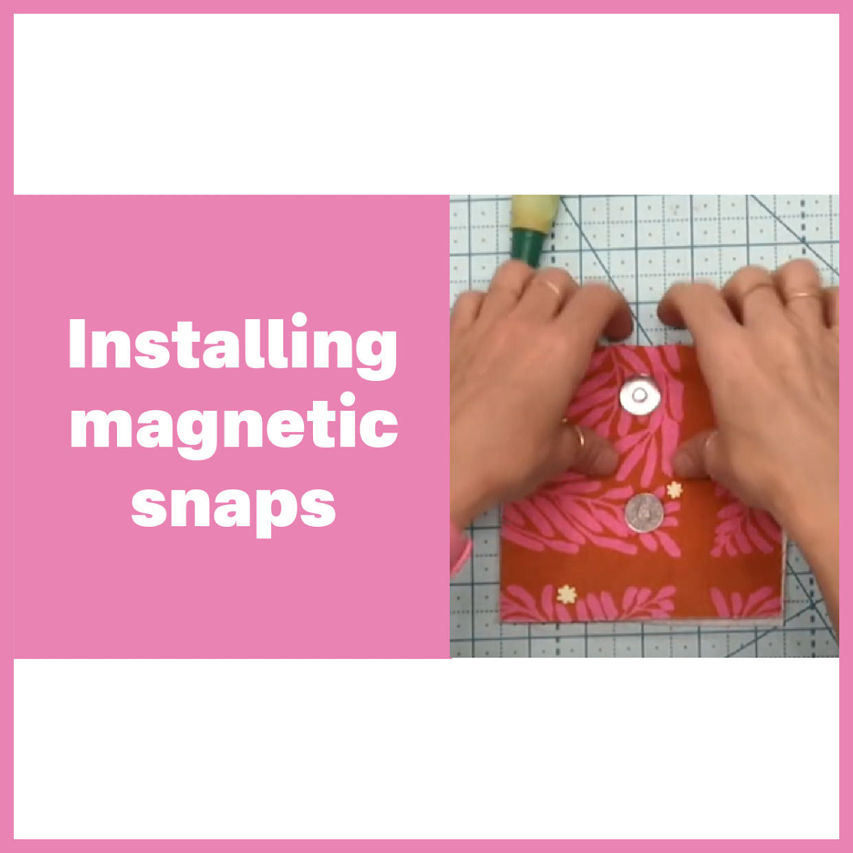 Magnetic Snaps Demo: Easy Guide to Using Magnetic Fasteners ...
