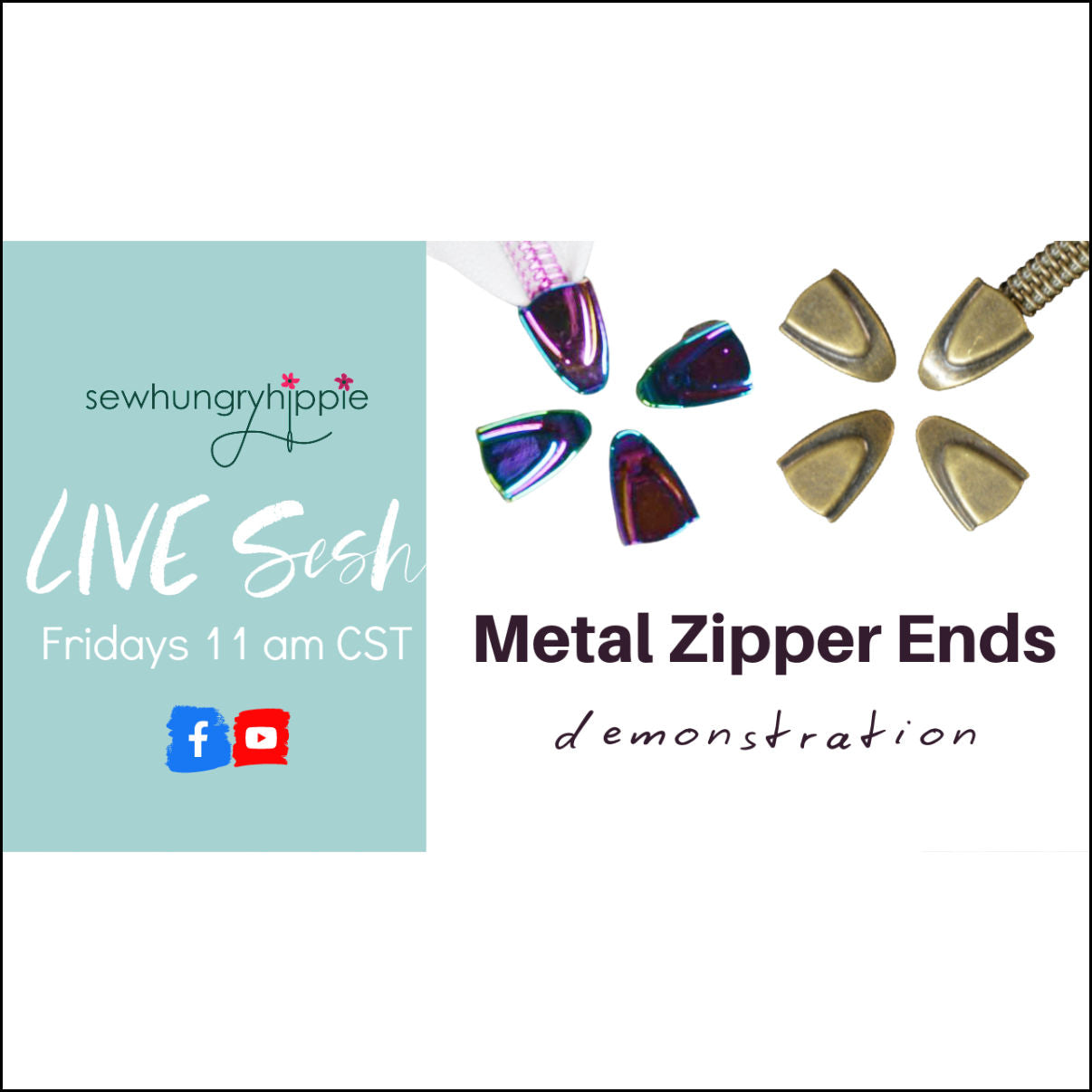 Attach Metal Zipper Ends: A Simple Step-By-Step Guide | SewHungryhippie