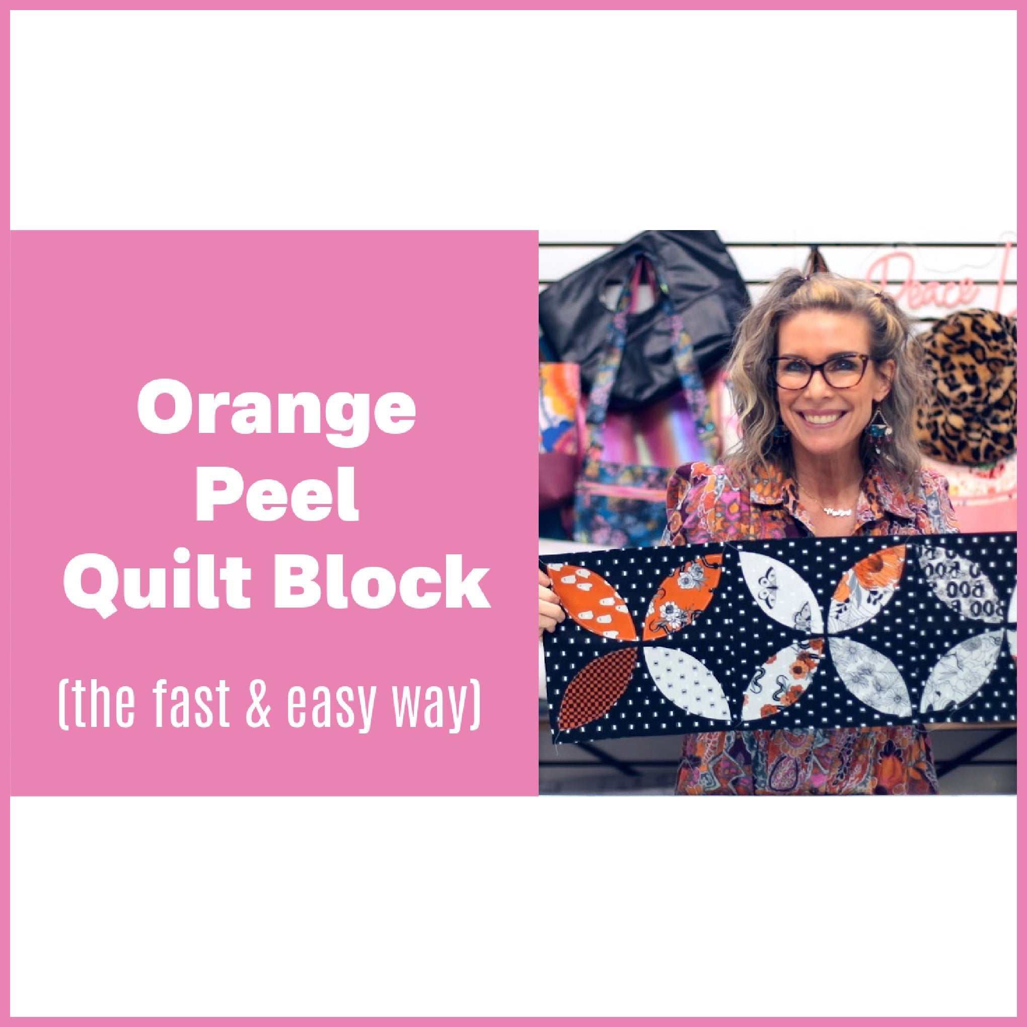 Fast & Easy Orange Peel Quilt Block Tutorial for Beginners ...