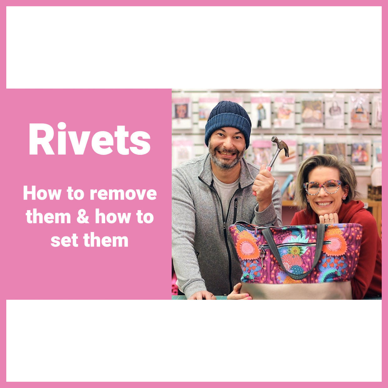 Skillbuilder Session: Mastering Rivets for Your Projects | SewHungryhippie