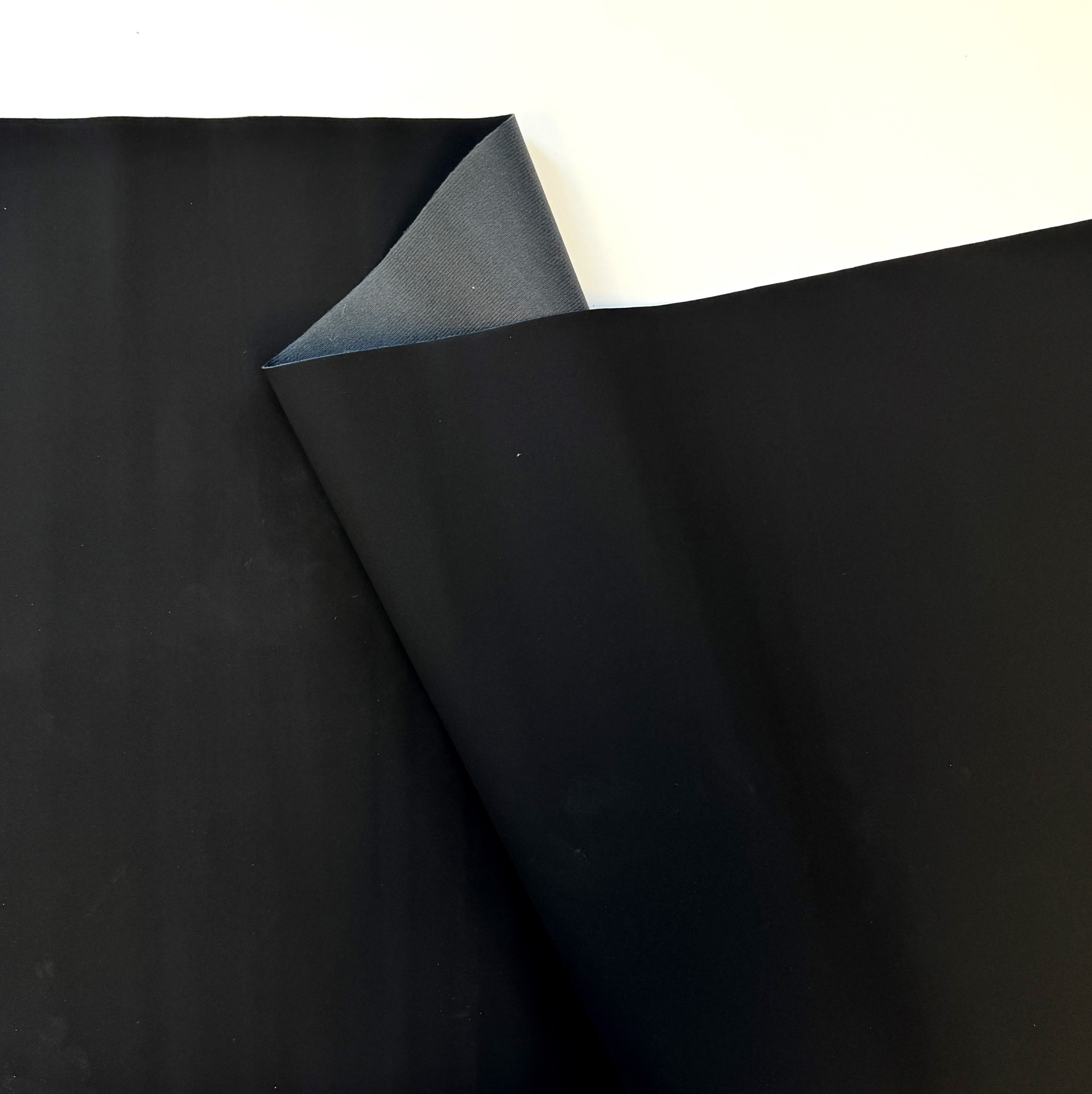 Faux Suede Matte Black Fabric | 18x54" Vegan Leather – Sew Hungry ...