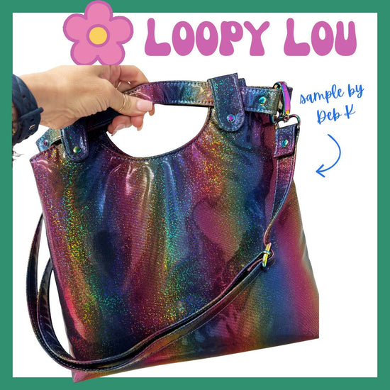 Loopy Lou Bag Making Kit with Vinyl & Tula Pink Lining | SewHungryhippie