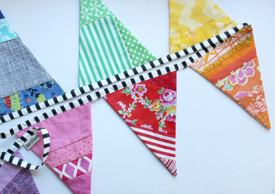 Bunting Flags PDF Sewing Pattern: fun creative crafty home decor for ...