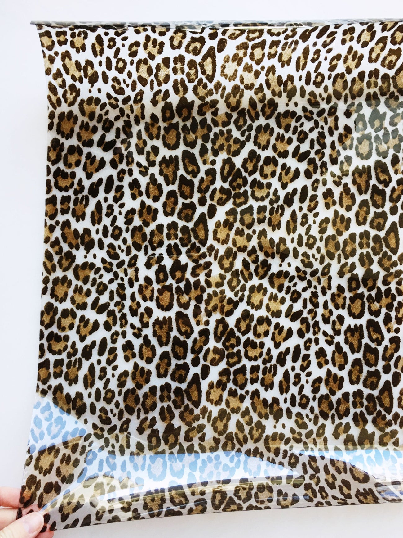 Leopard Clear Vinyl - See-Through Animal Print Vinyl | Sew HungryHippie ...