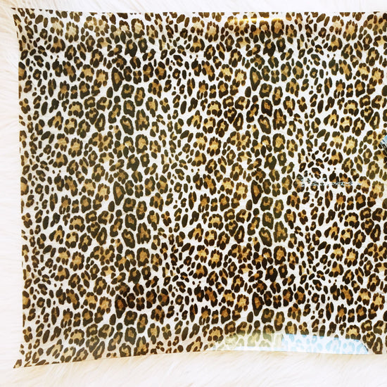 Leopard Clear Vinyl - See-Through Animal Print Vinyl | Sew HungryHippie ...